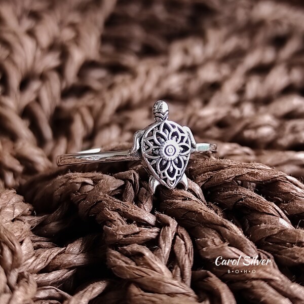 Turtle Toe Ring - Etsy