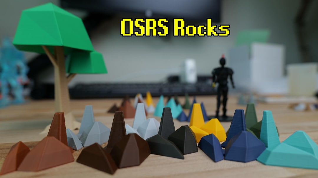 Runescape Mining Rocks Old School Rune Scape Decoration Gift - Etsy