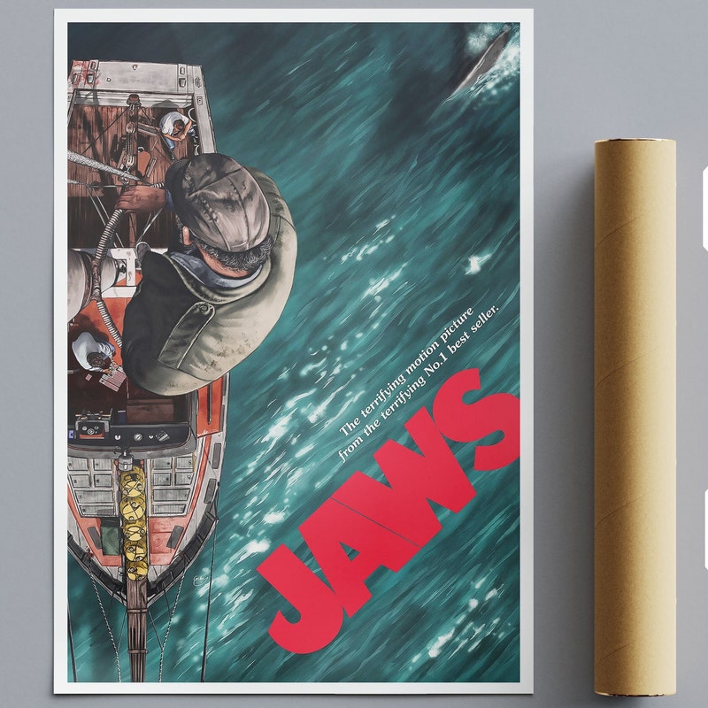 Jaws Canvas - Etsy