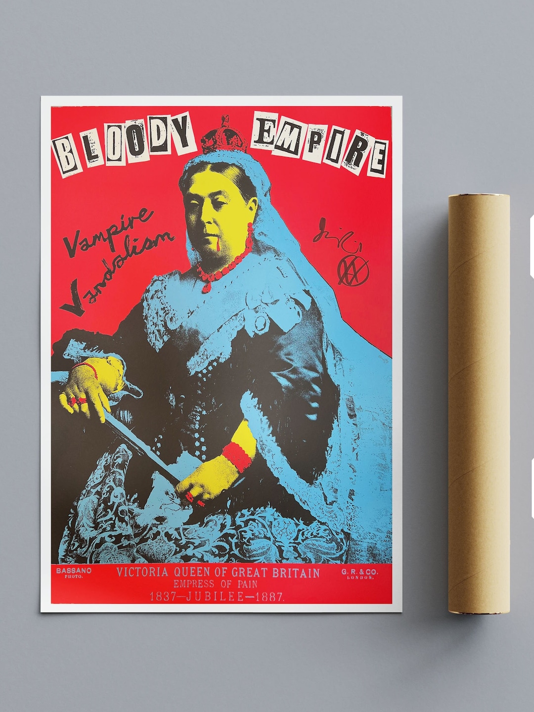 Jamie Read Bloody Empire Vintage Print - Etsy