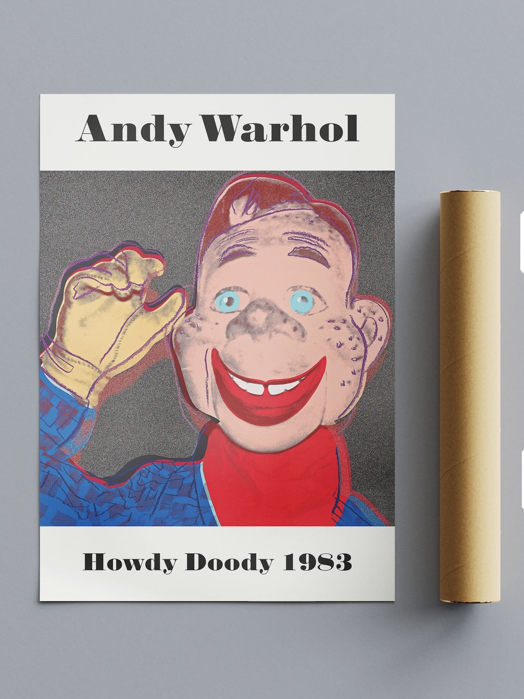 Andy Warhol Myths Howdy Doody 1983 Art Poster - Etsy
