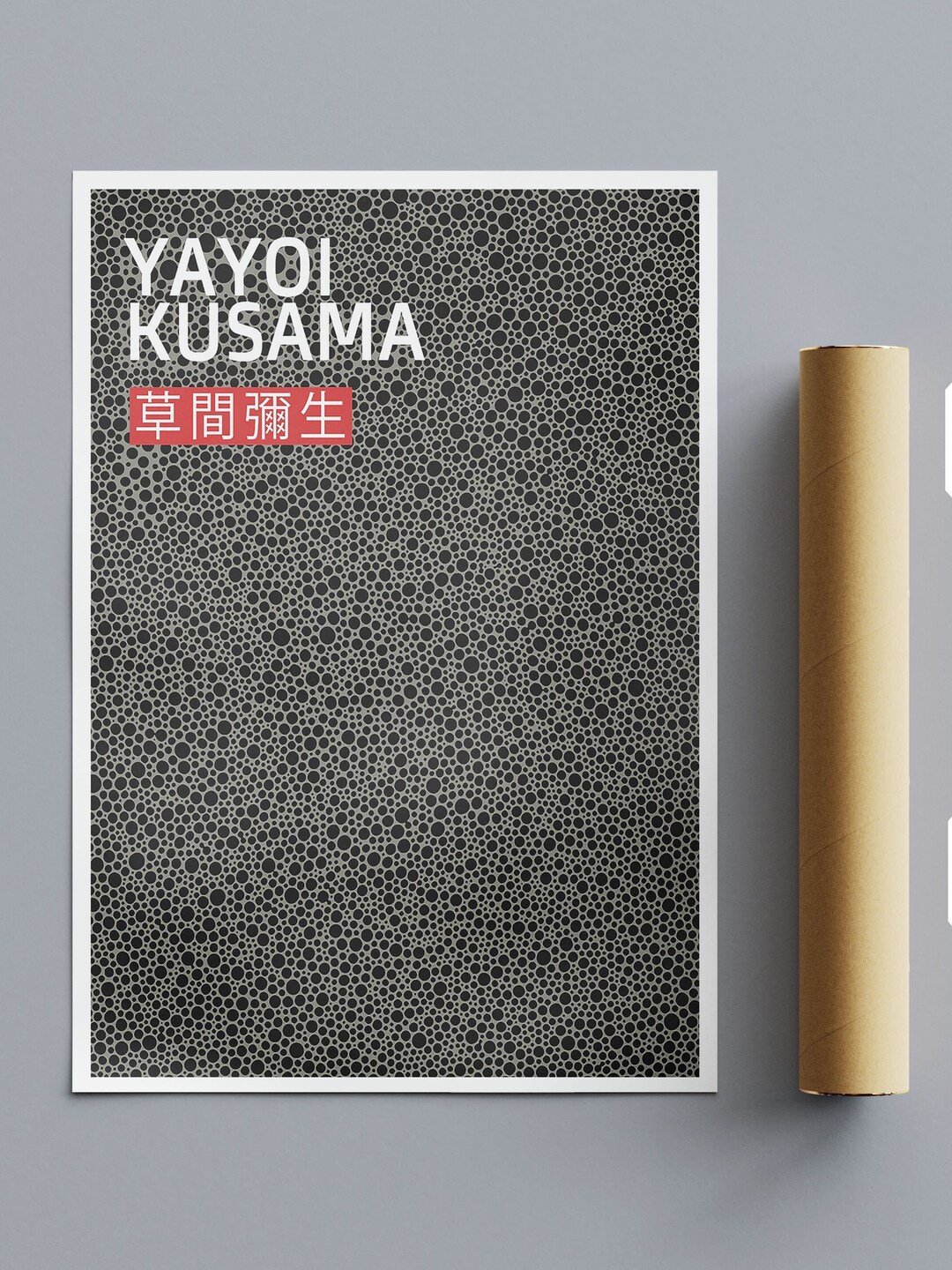 Yayoi Kusama Micro Black Circles Art Print - Etsy
