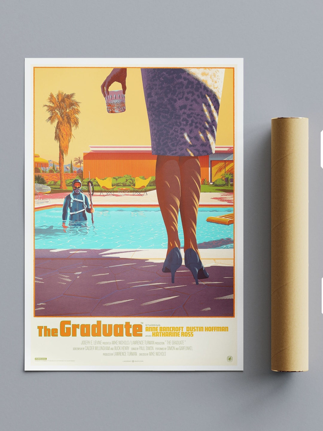 The Graduate V1 Reimagined Movie Poster - Etsy Australia