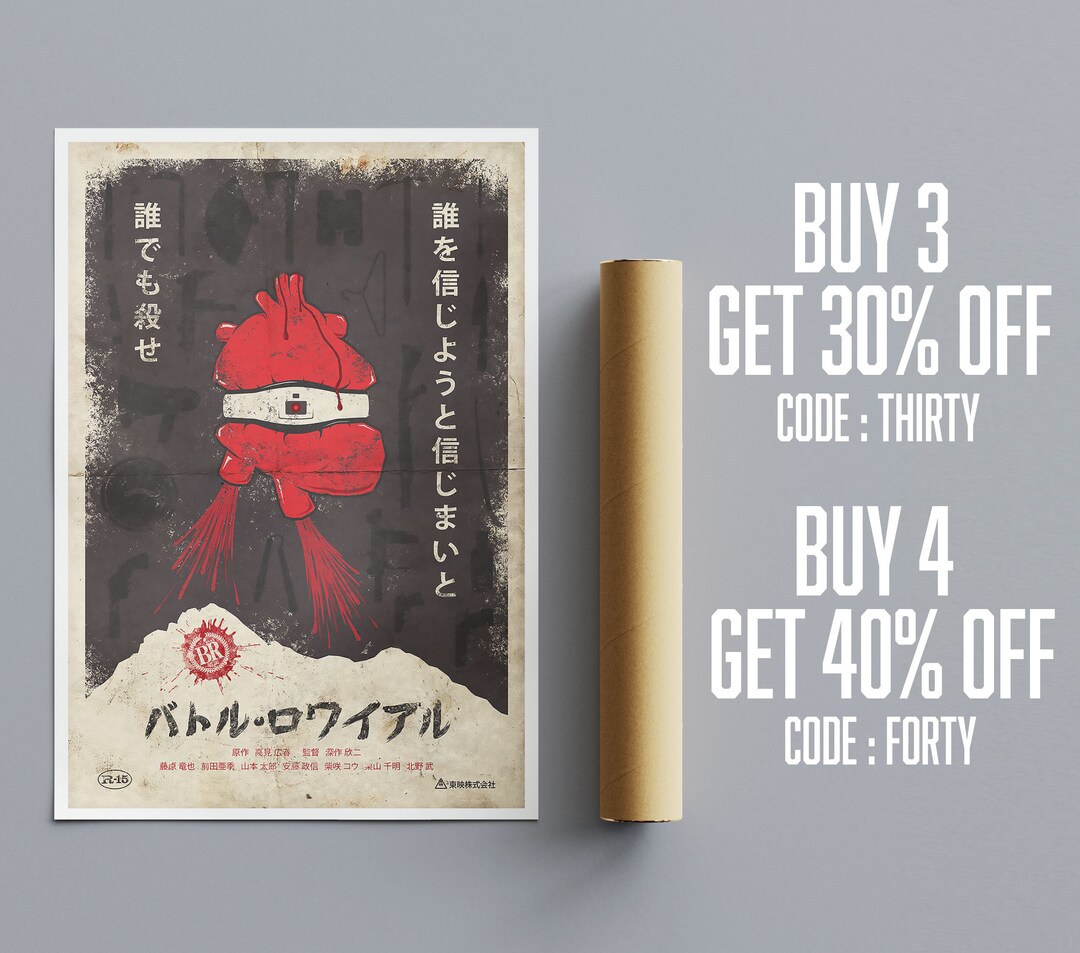 Battle Royale Alternative Movie Poster - Etsy