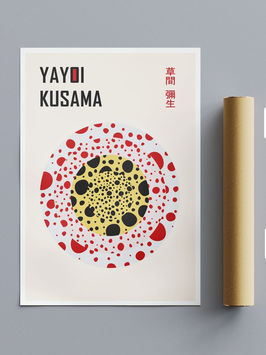Yayoi Kusama Spotted Circles Art Print - Etsy UK