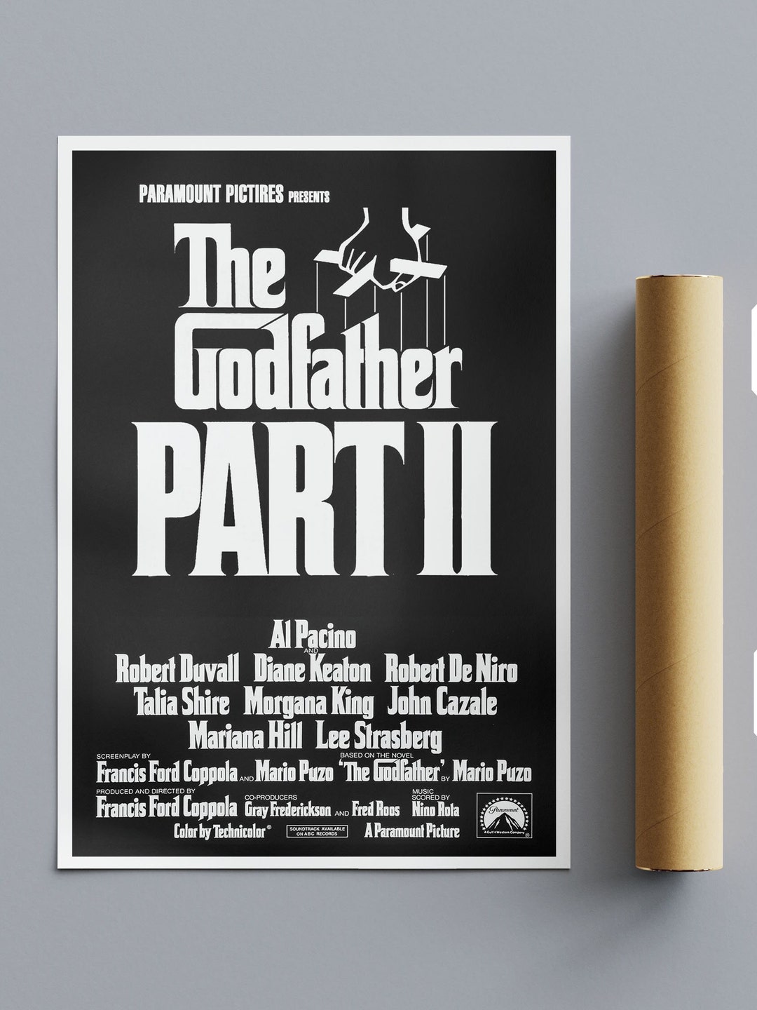 Der Pate Teil II v1 Reworked Poster zum Film - Etsy.de