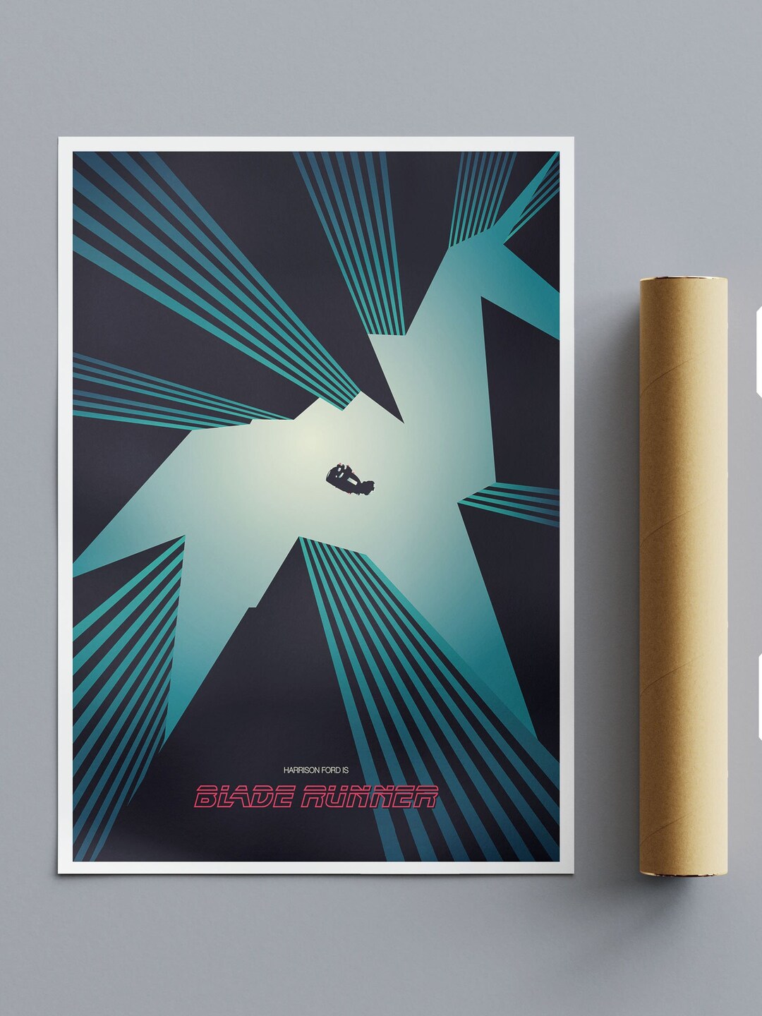 Blade Runner V2 Reworked Movie Poster - Etsy