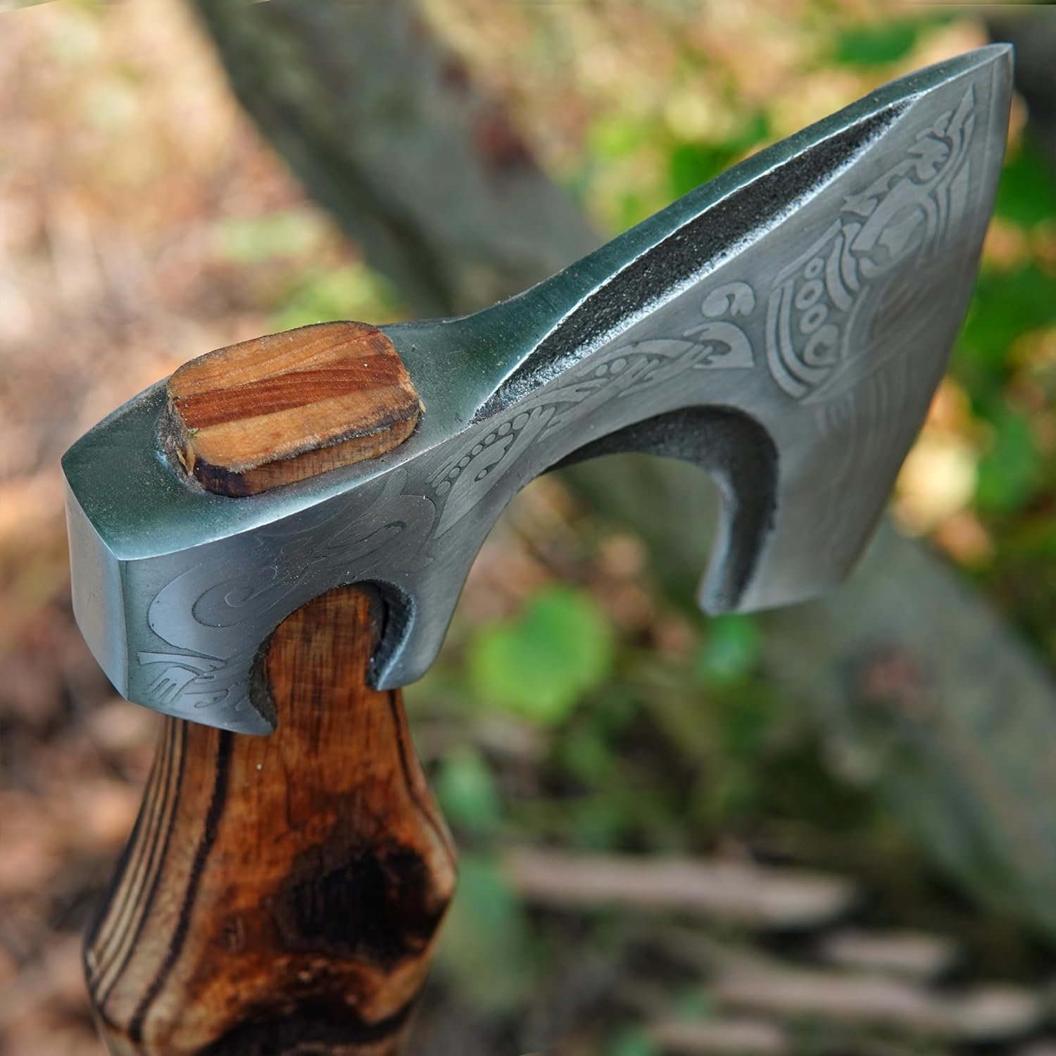 Custom Handmade Viking Axe Gifts Forged Carbon Steel With ASH Wood ...