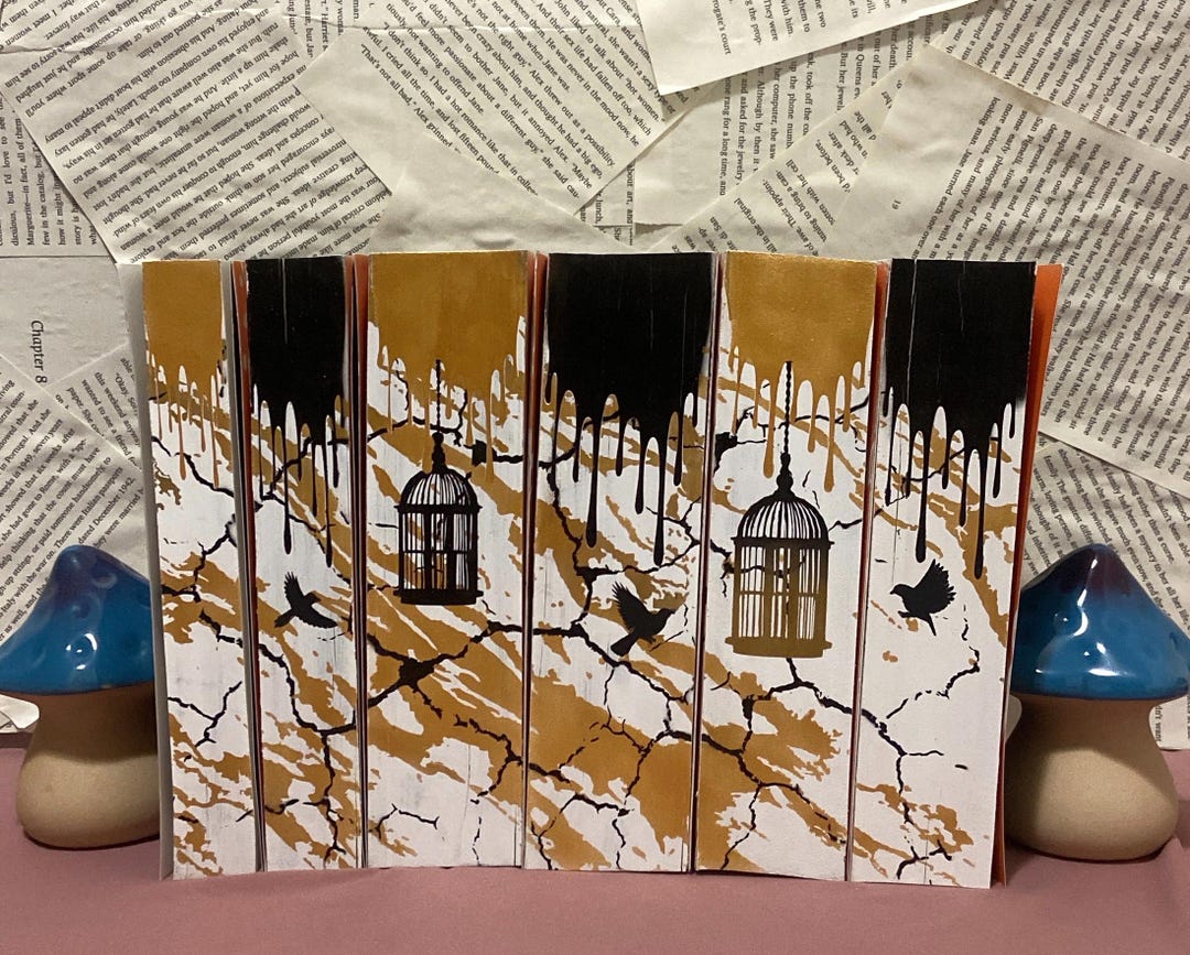 The Plated Prisoner Series: Custom Sprayed Edges, Auren & Slade - Etsy