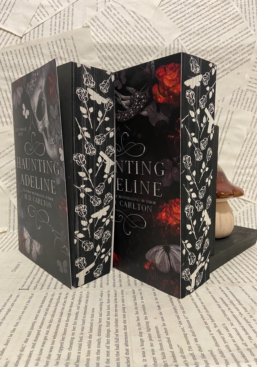 Haunting Adeline Series: Custom Stenciled Sprayed Edge Book - Etsy