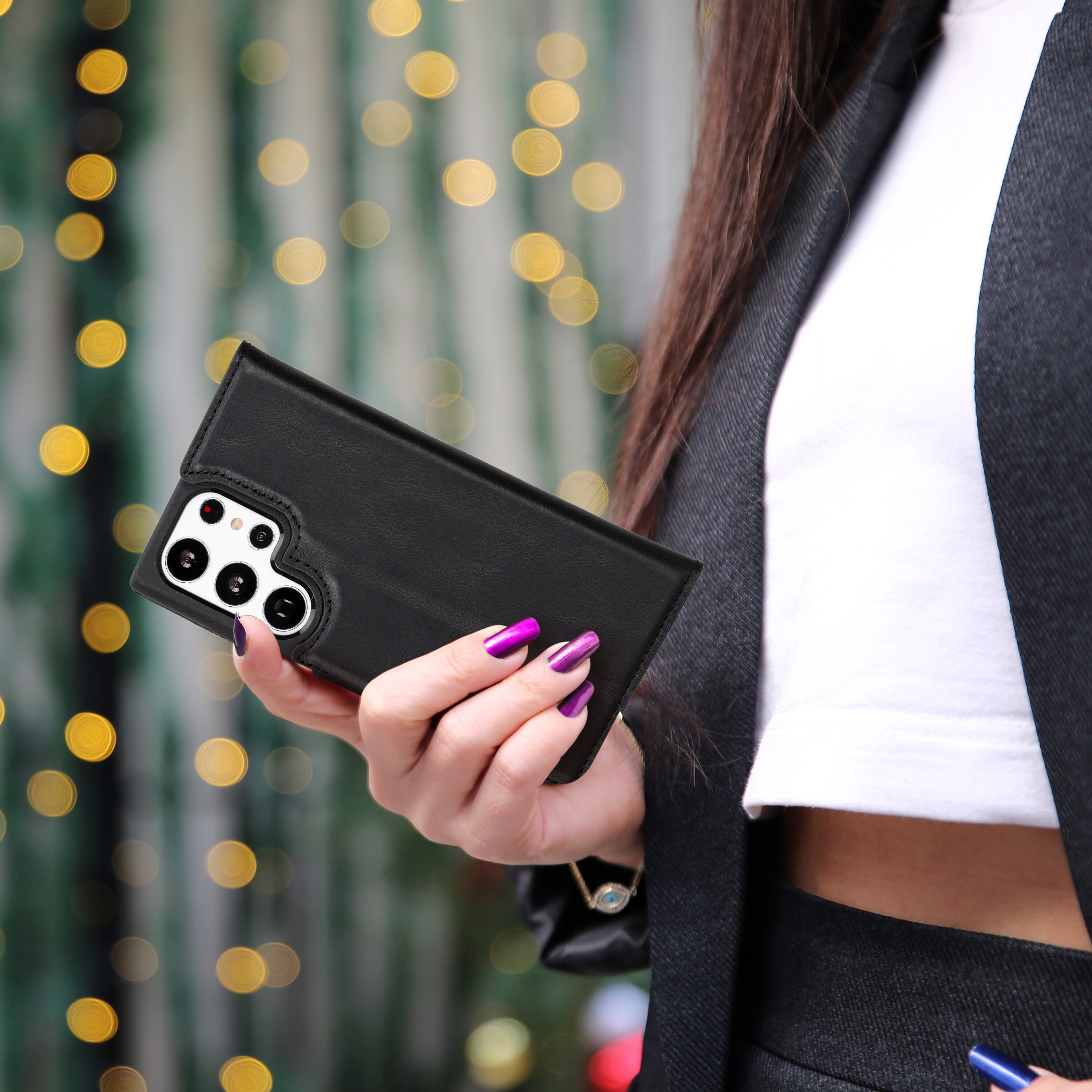 Galaxy S24 S24 Plus S24 Ultra Full Grain Genuine Leather Detachable ...