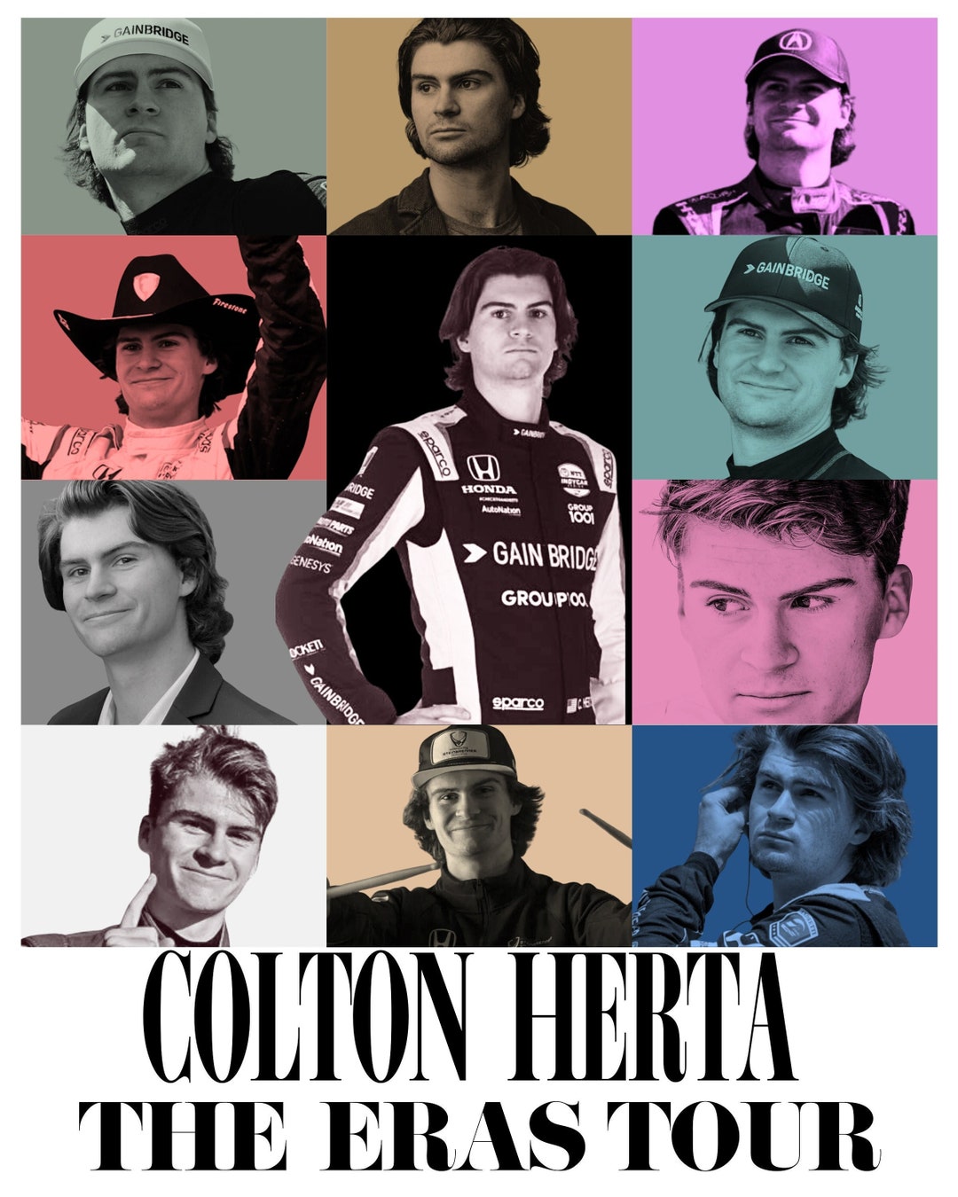 Colton Herta Eras Tour 2024 Sticker! - Etsy
