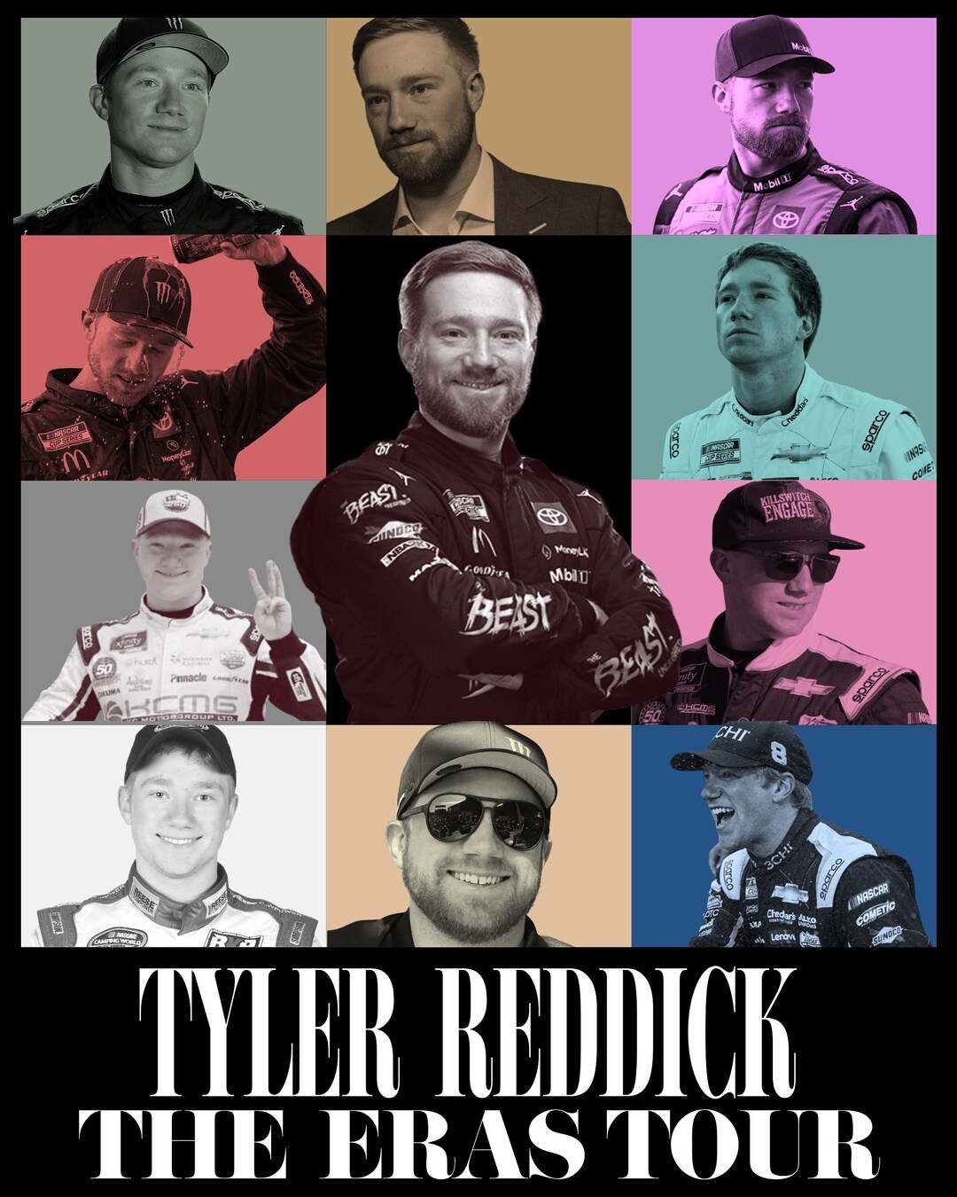 Tyler Reddick Eras Tour 2024 Sticker ! - Etsy