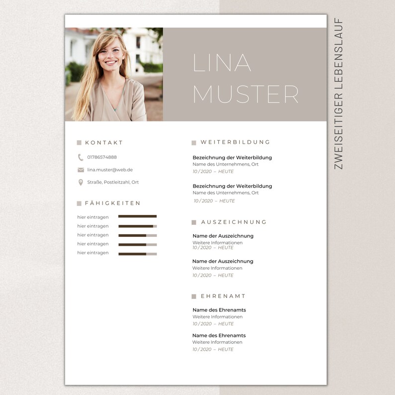 Resume I Application I Application Word I Resume Template I CV I CV ...