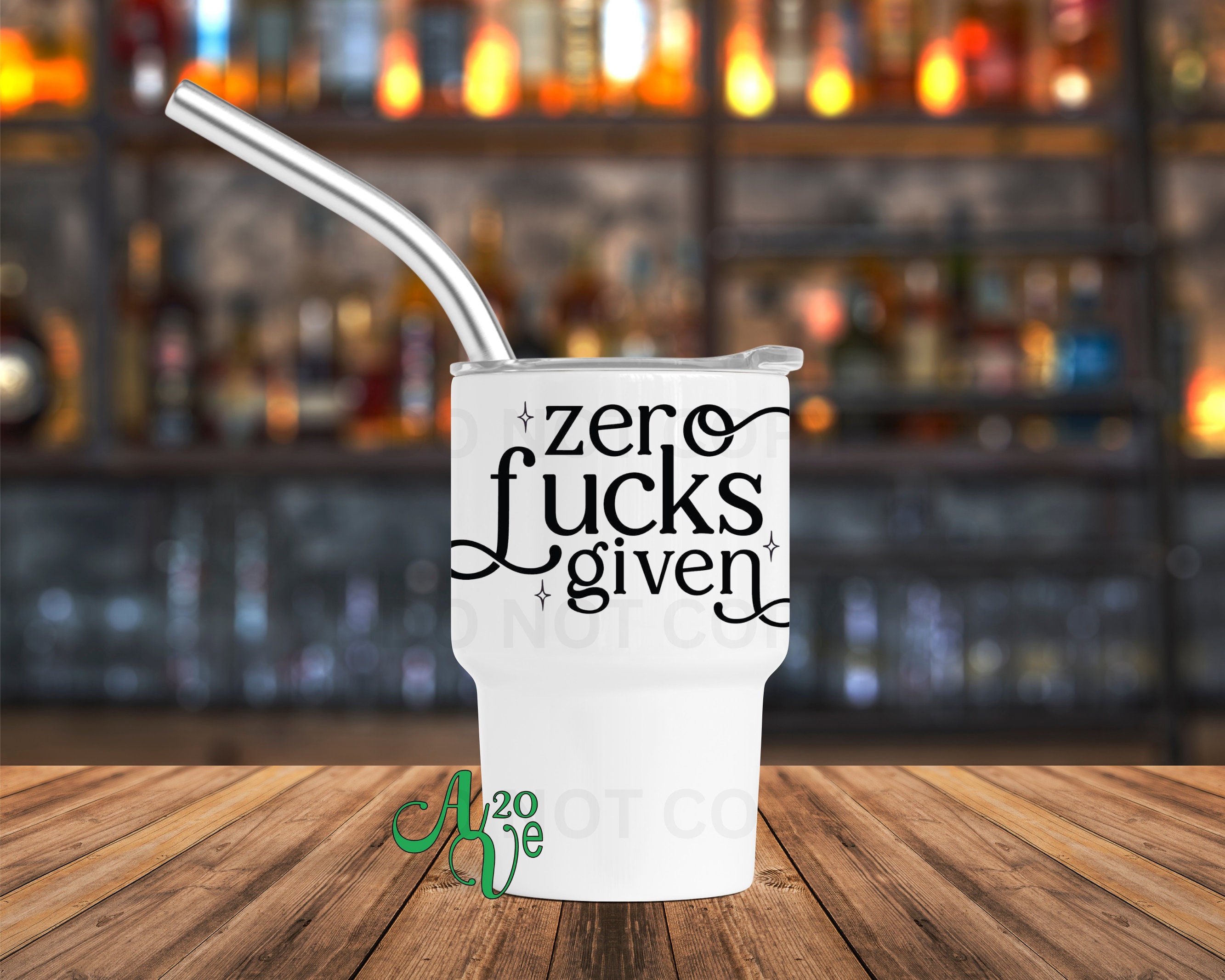 Zero Fucks Given Shot Glass - Etsy