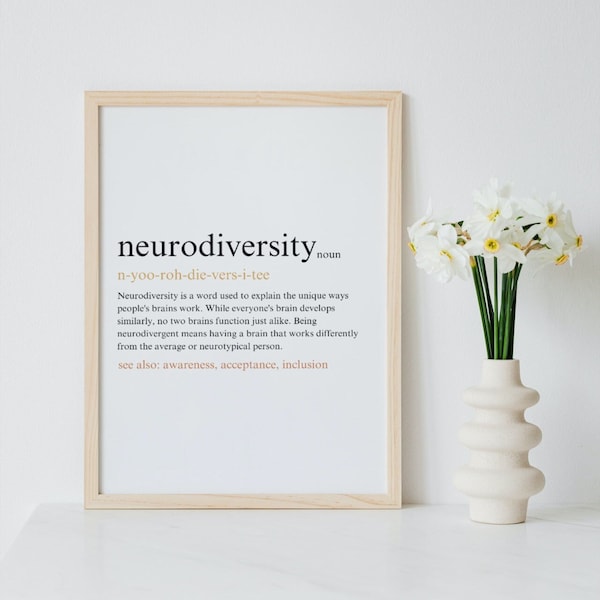 Neurodiversity Classroom Poster - Etsy