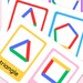 Preschool Maths Matching Game, Shape Matching Flashcards, Maths for ...