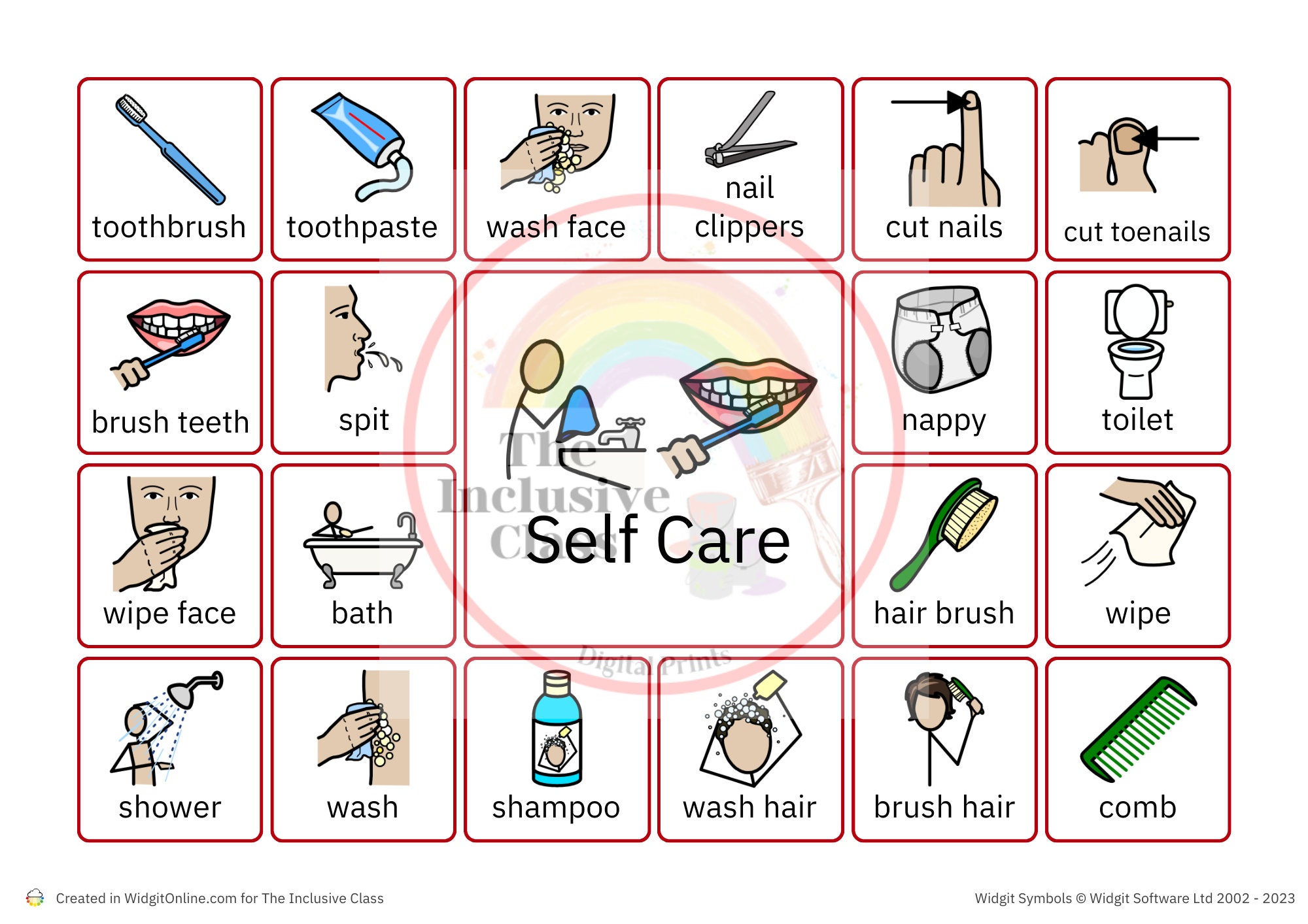 Communication Mat, Self Care Visual Aids, Communication Board, Non ...
