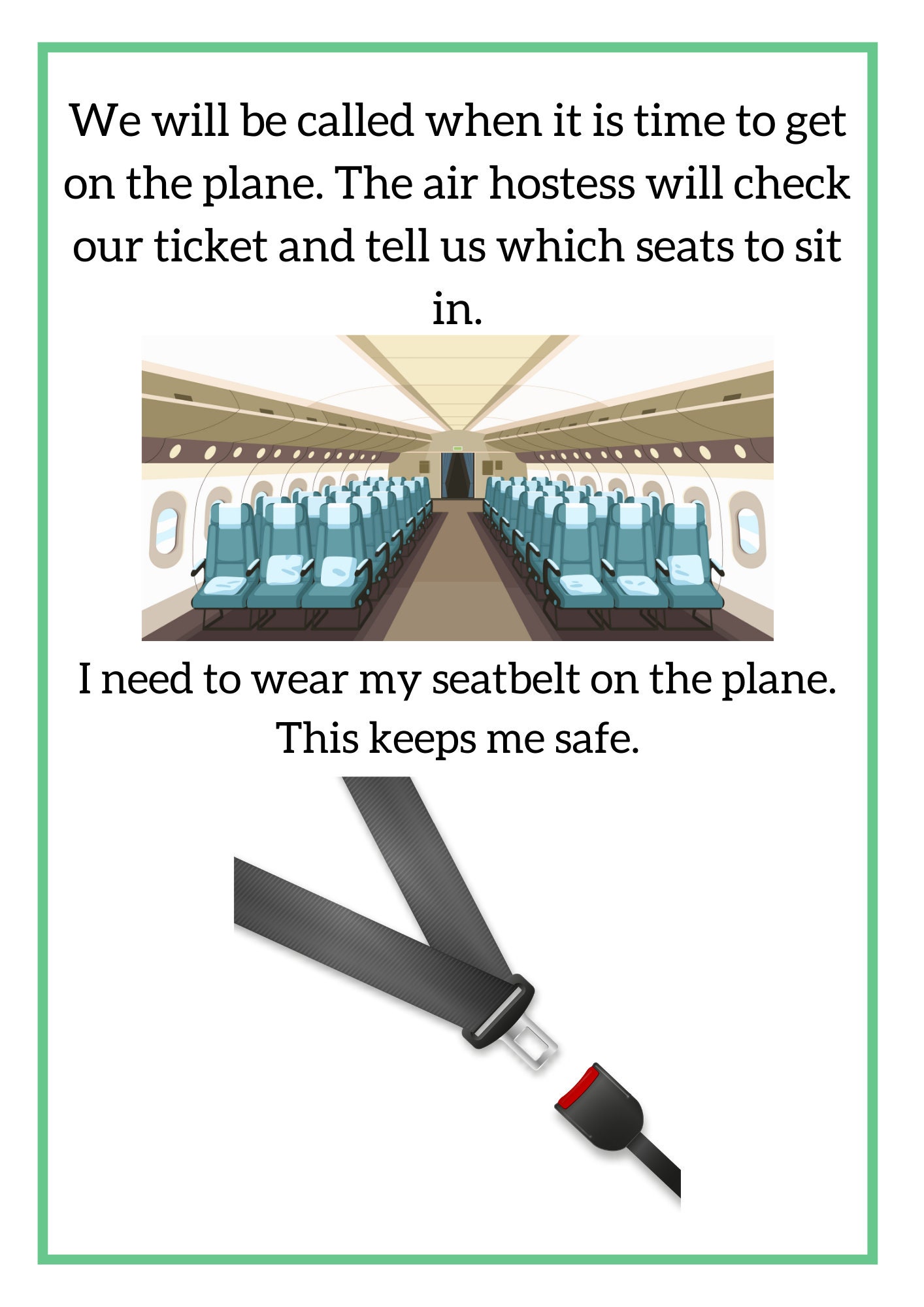Aeroplane Social Story, Travelling on a Plane, Airplane Social Story ...