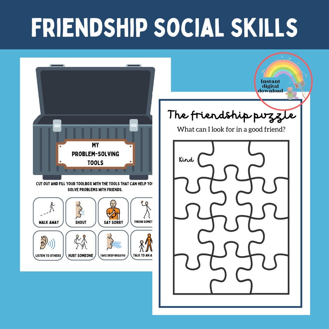 Friendship Support Activities for Children, Kids Emotional Wellbeing ...