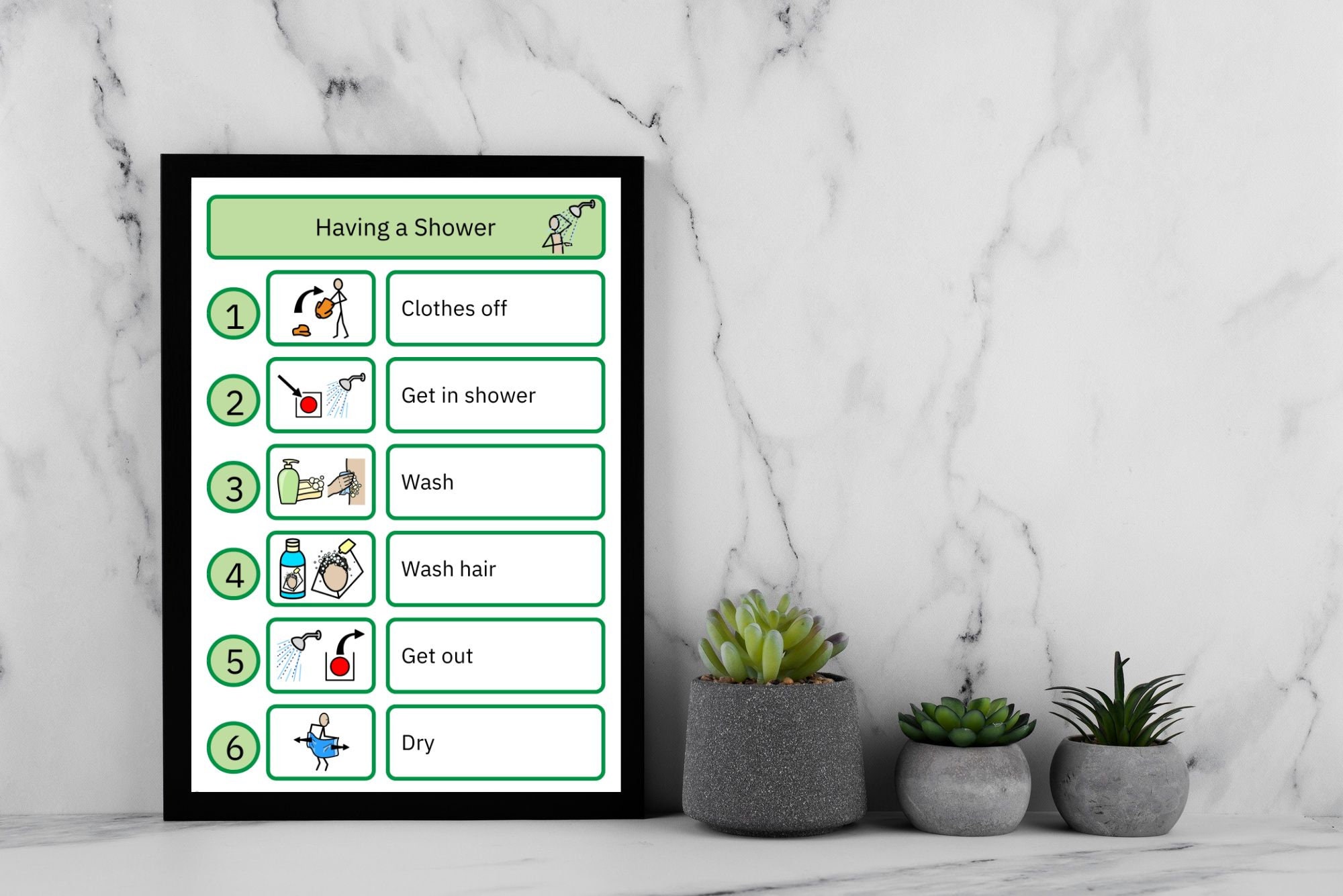 Hygiene Visual Aids, Additional Needs Communication in Print, Visual ...