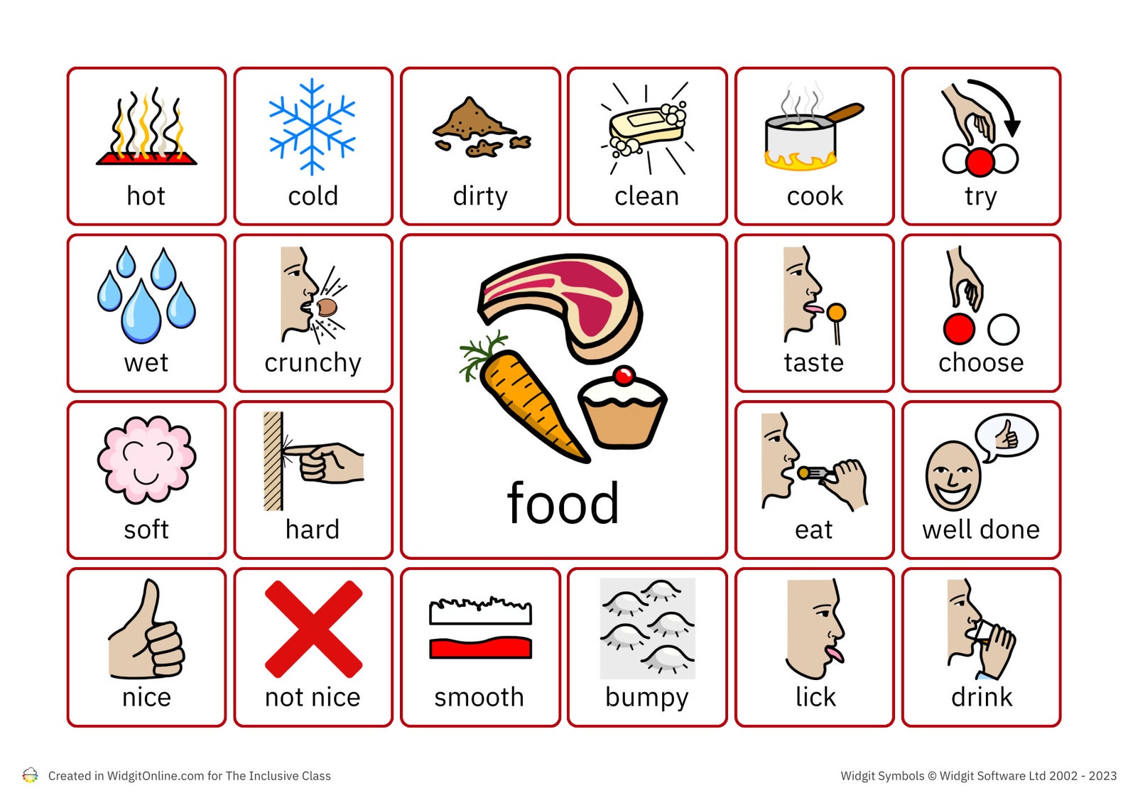 New Foods Reward Chart, I Can Try New Foods, Food Communication Visuals ...