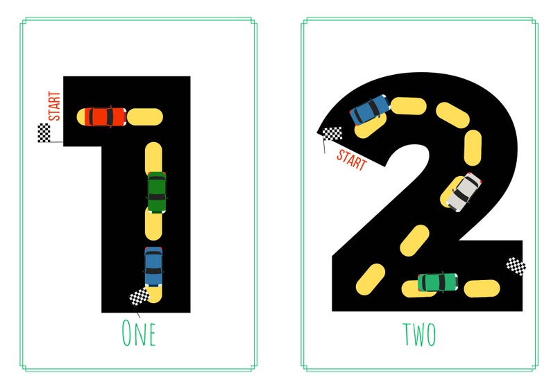 Number Tracing Flashcards, Number Formation, Letters and Numbers ...