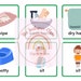 Potty Training Visual Flashcards, Toddler Toilet Training Aids, Visual ...