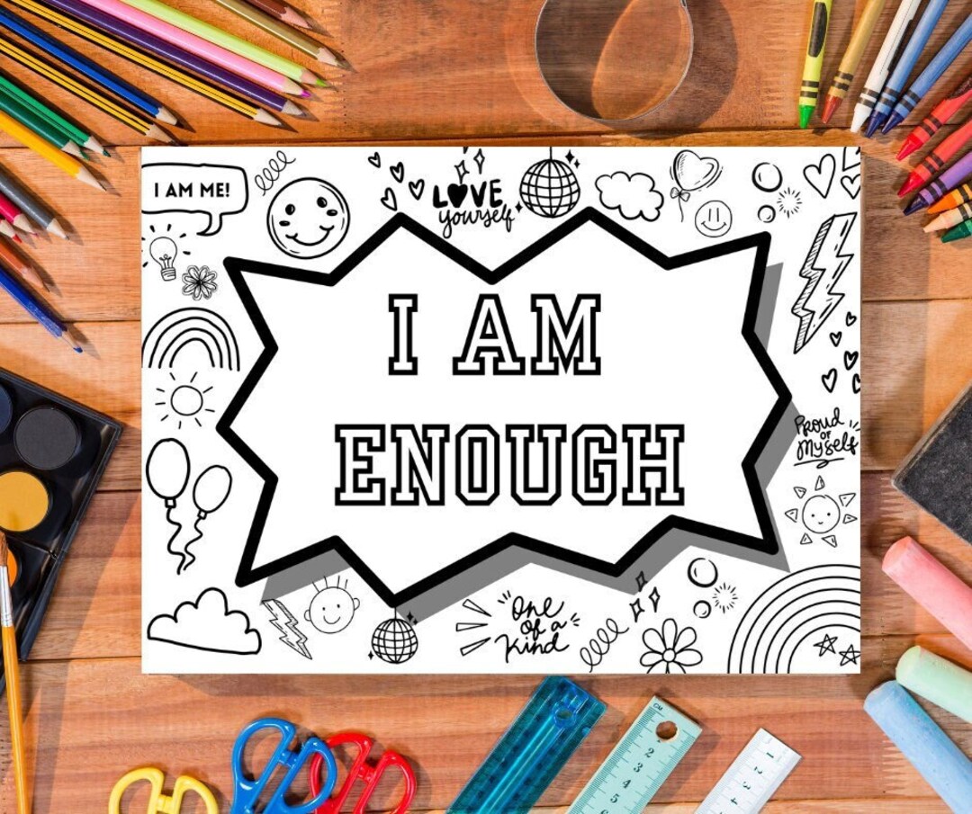 Mental Health Colouring Page, Mindfulness Colouring, Inclusive ...