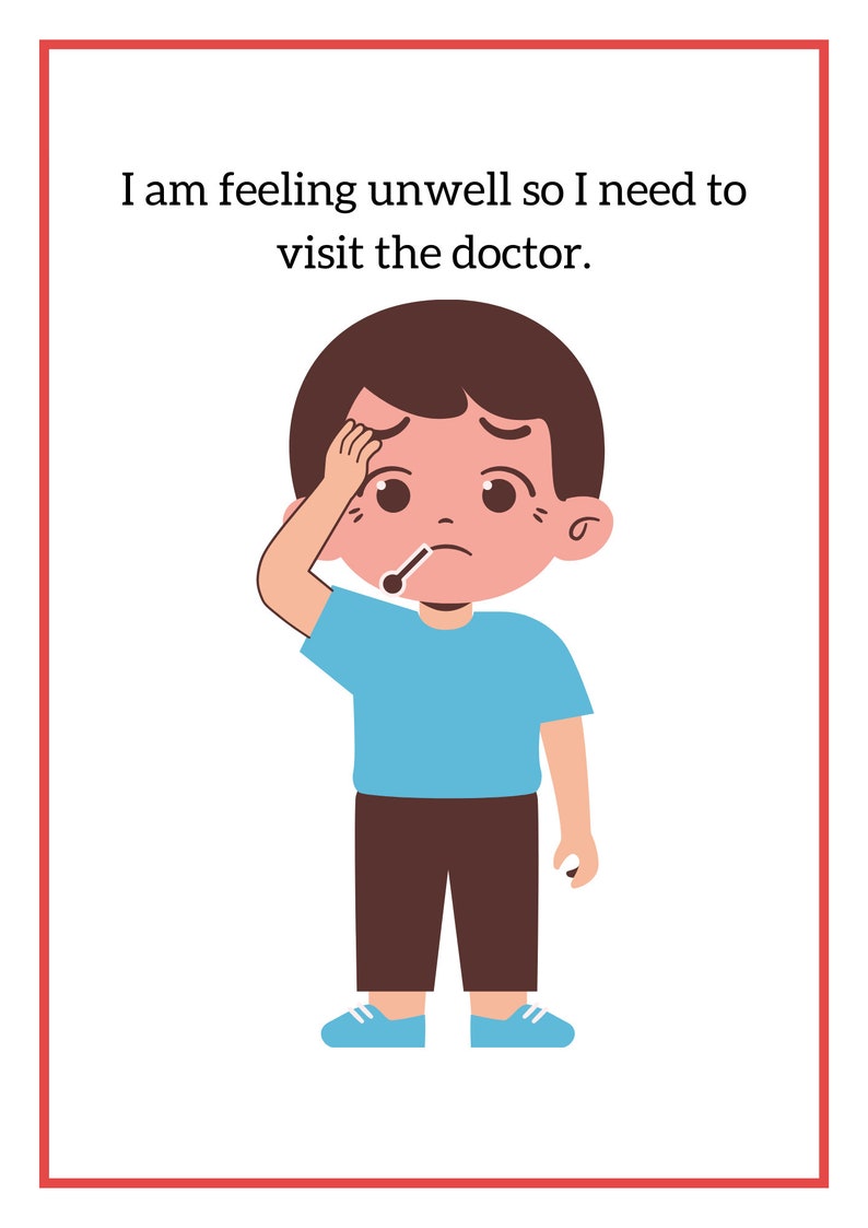 Going to the Doctor Social Story, Social Stories for Visiting the ...