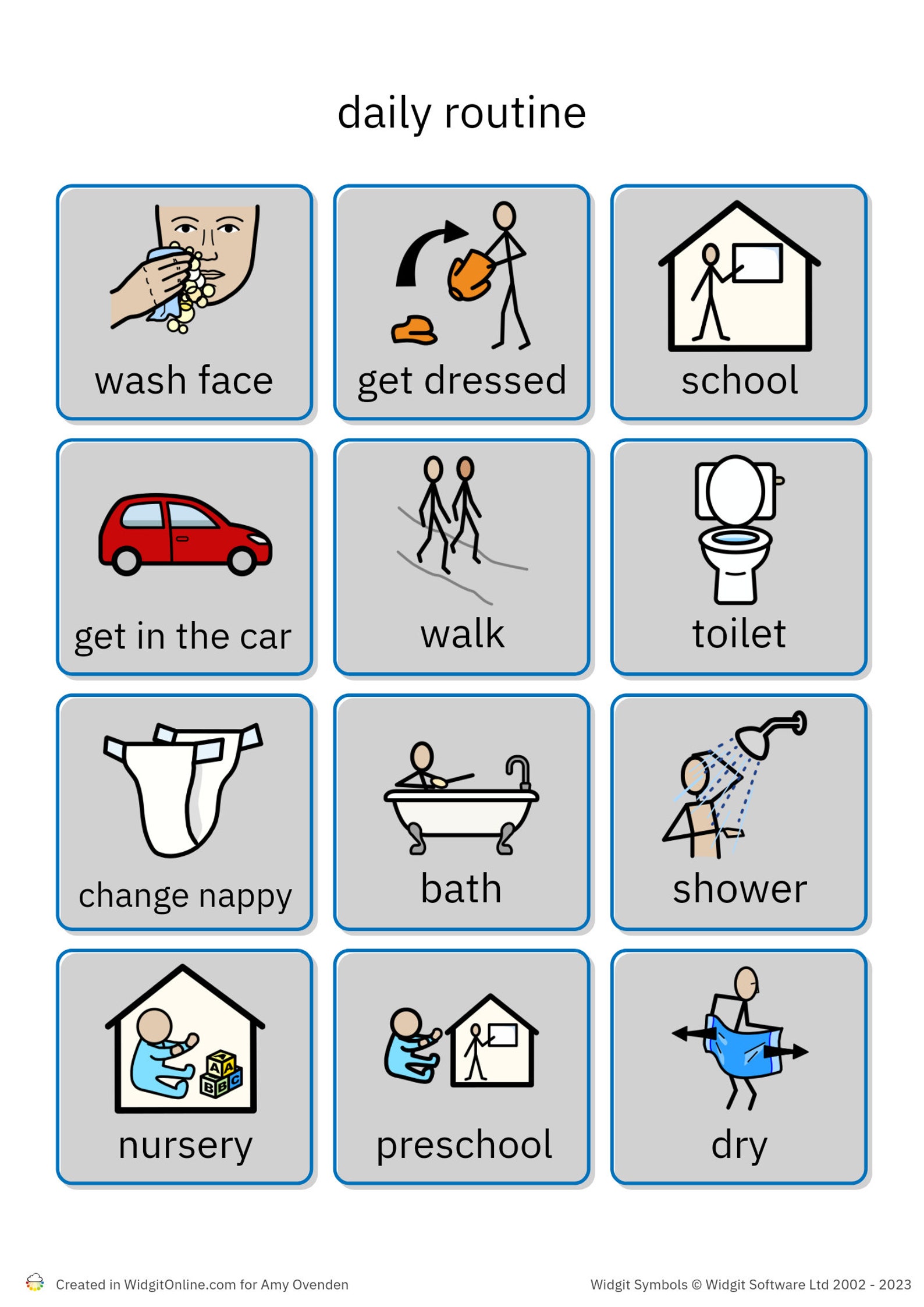 Daily Routine Now and Next Board, Non Verbal Visual Aid Flashcards, Now ...