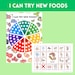 New Foods Reward Chart, I Can Try New Foods, Food Communication Visuals ...
