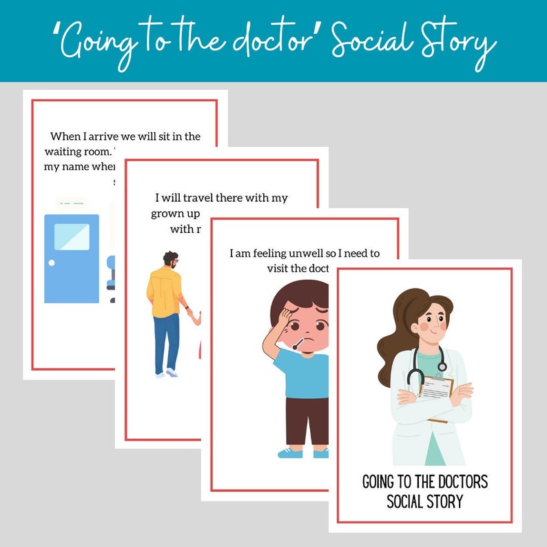 Going to the Doctor Social Story, Social Stories for Visiting the ...