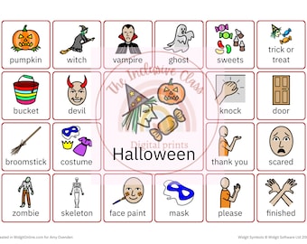 Thank You Cards for Halloween Trick or Treating Autism - Etsy