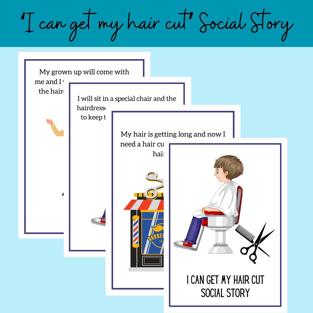 Hair Cut Social Story, Social Stories for Visiting the Hairdressers, I ...
