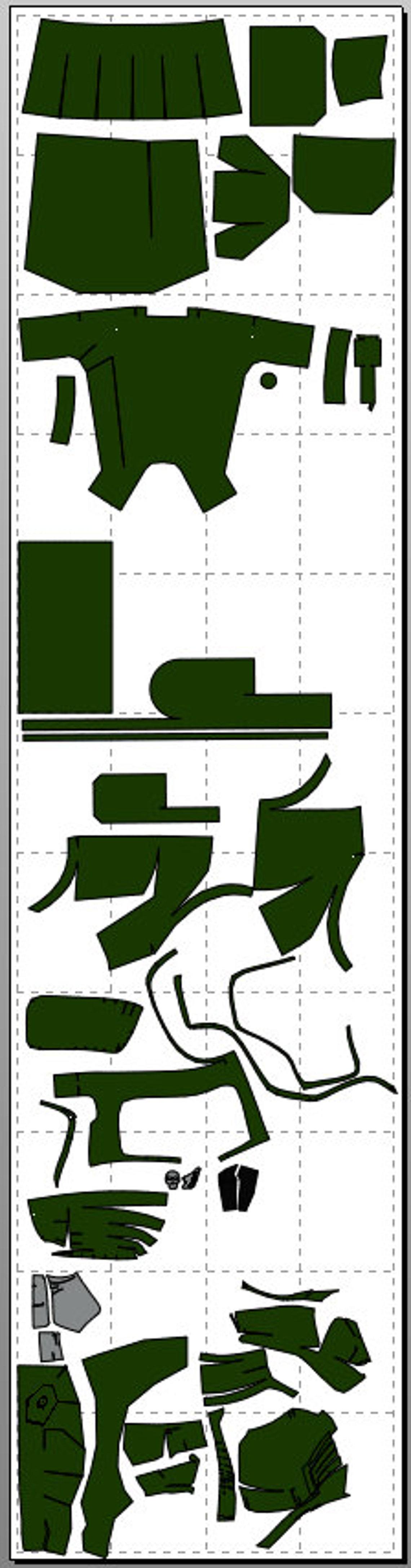 Astra Militarum Cosplay Pepakura Pattern Cadian Troop - Etsy