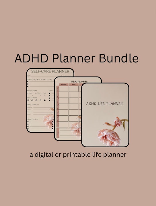ADHD LIFE PLANNER - Etsy
