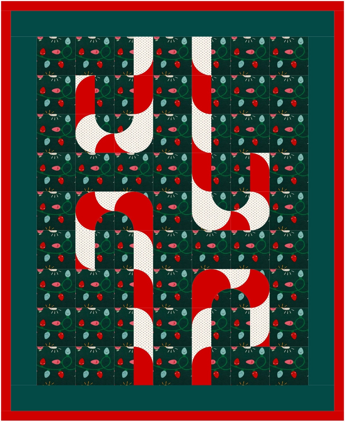 Peppermint Sticks Quilt Pattern PDF Instant Download - Etsy