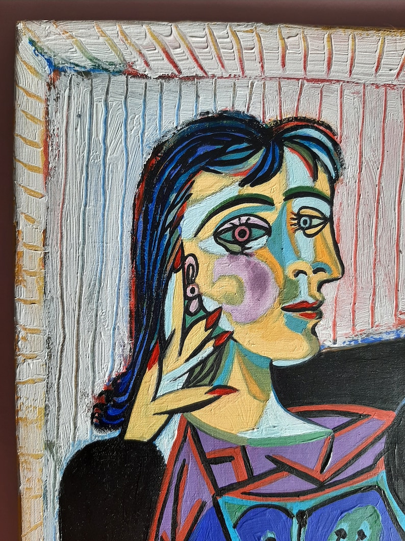 Pablo Picasso, "portrait of Dora Maar", 1937. Hand-painted Reproduction ...