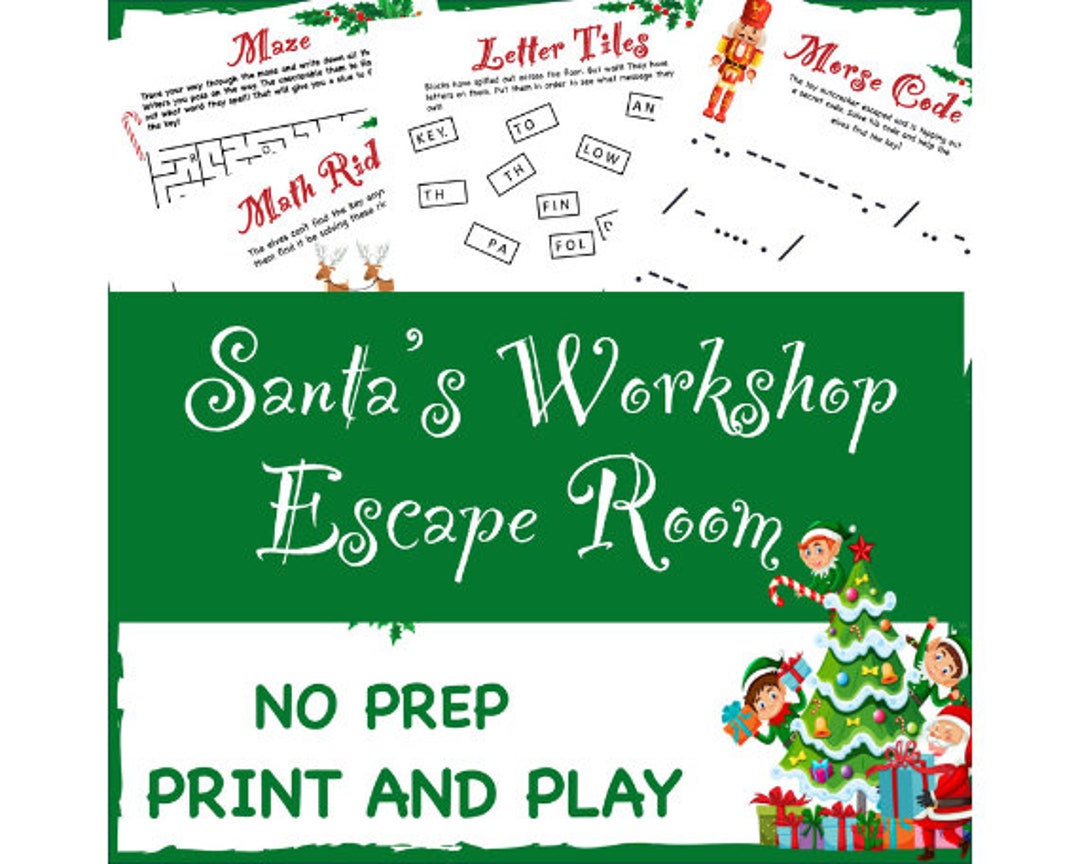 Escape Room Game for Kids - Kids Christmas Escape Room Game - Kids ...