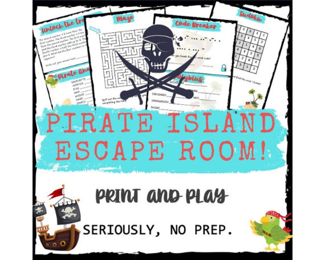 Escape Room Game for Kids - Scavenger Hunt Game for Kids - DIY ...