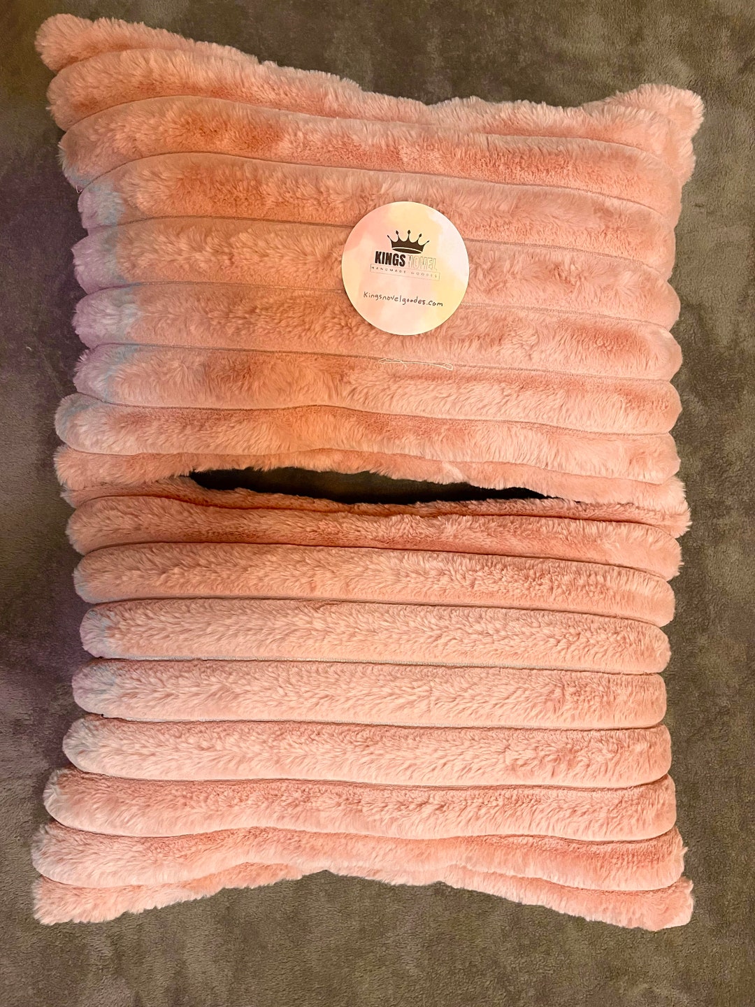 Plush Extra Soft Pink Throw Pillows Gifts Fuzzy Cozy 2 for 10 - Etsy