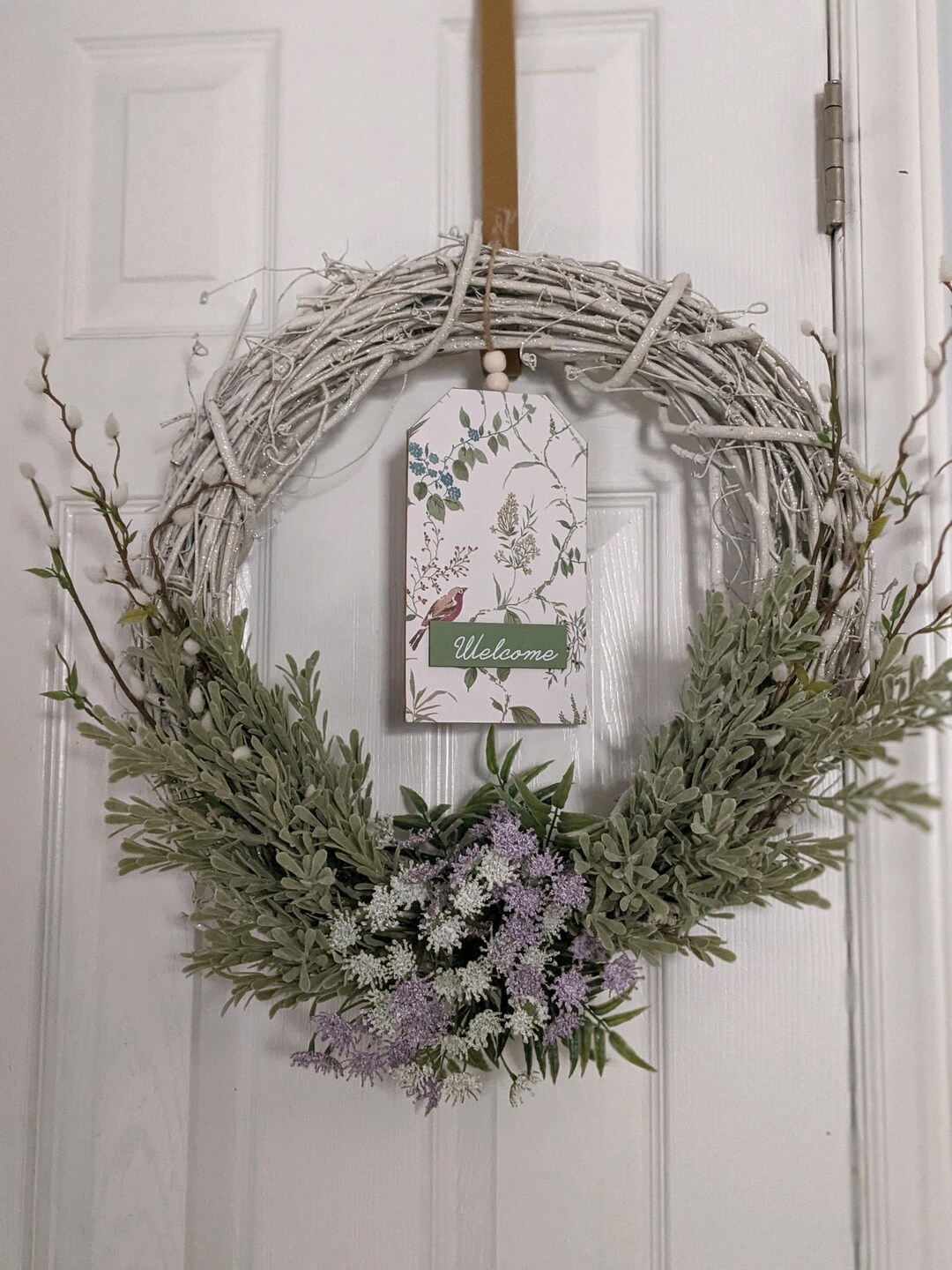 Welcome Home Spring Decor Wreath - Etsy