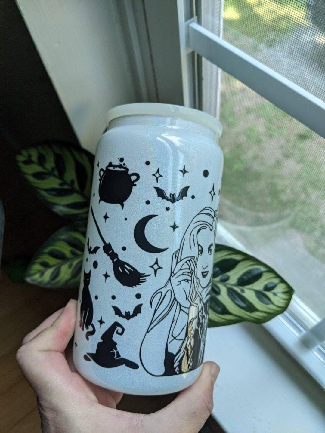 Halloween Hocus Pocus Disney 16oz Fall Iced Coffee Tumbler Hand ...
