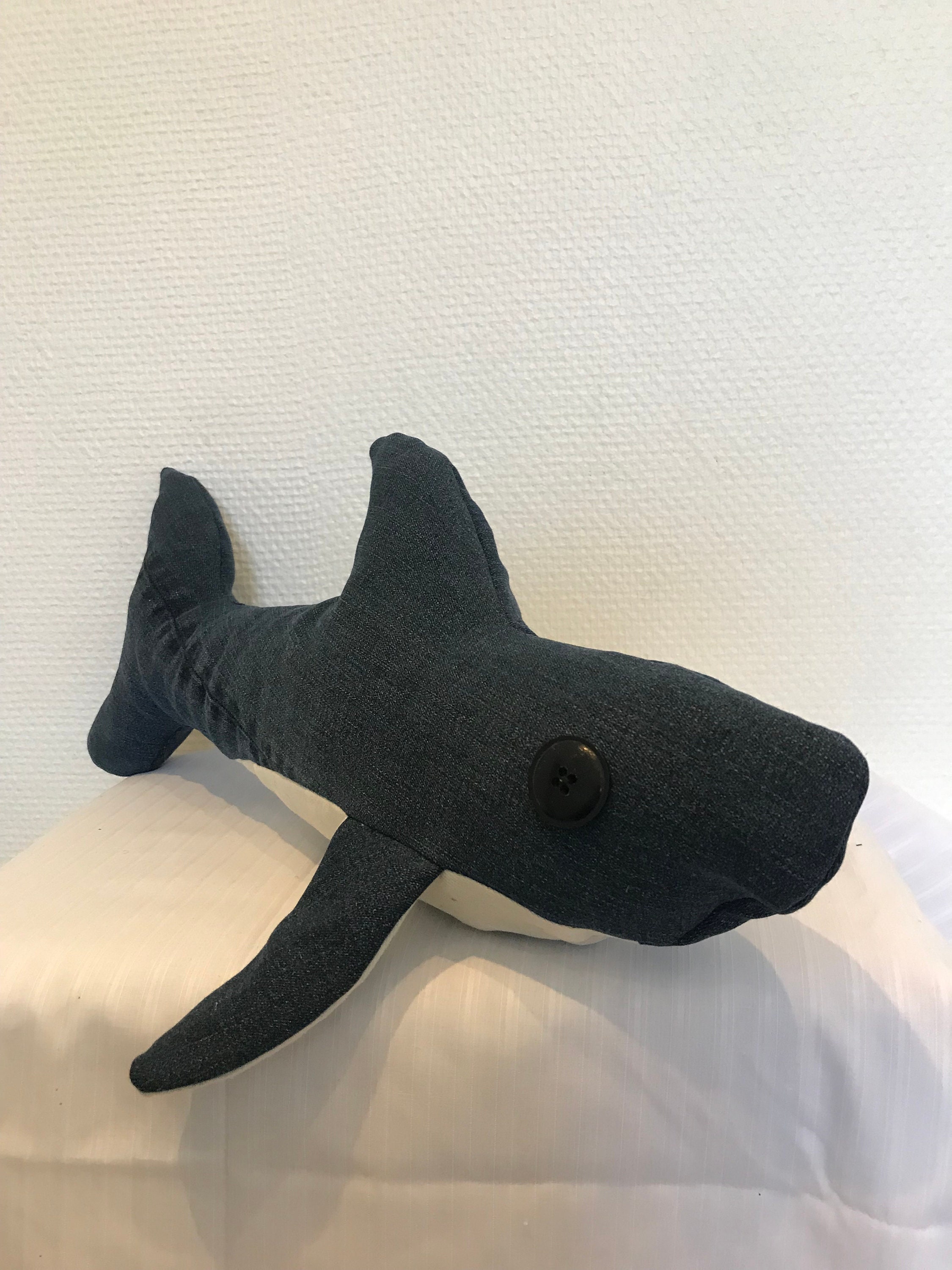 Shork. Recycled Denim Plushie Shark - Etsy