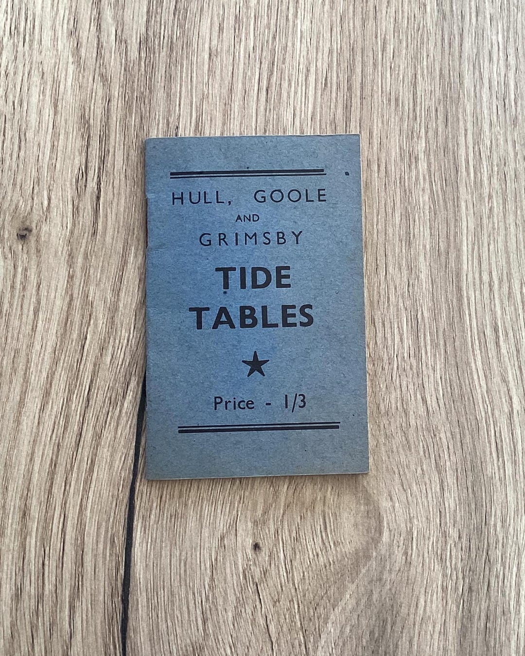 1963 Hull Goole and Grimsby Tide Tables for 1968 Booklet Tidal ...