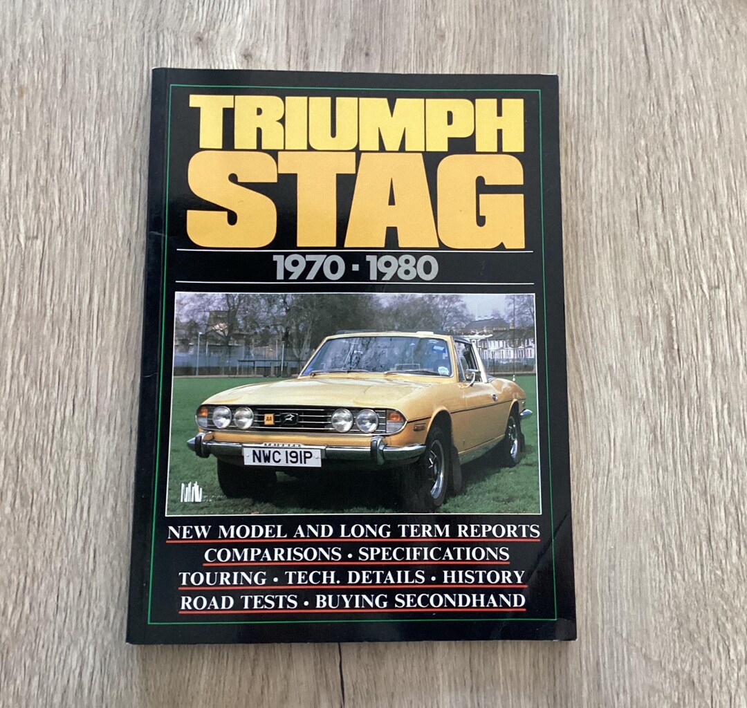 Triumph Stag 1970-1980 Super Classic Car Softback Pub 1987 Brooklands ...