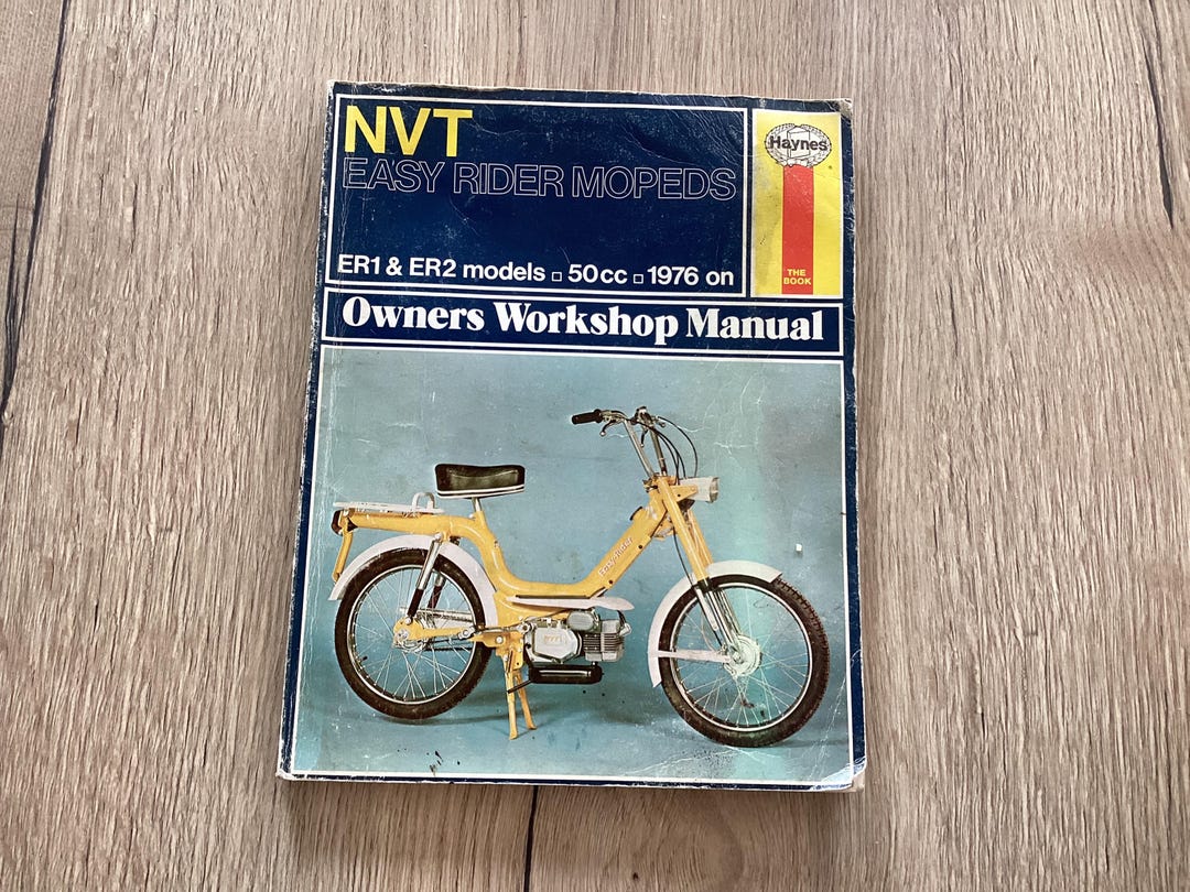 NVT Easy Rider Mopeds ER1 & ER 2 Models 50 Cc Owners Workshop Manual by ...
