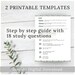 Printable Bible Study S.O.A.P Templates With 2 Different Layouts, a ...