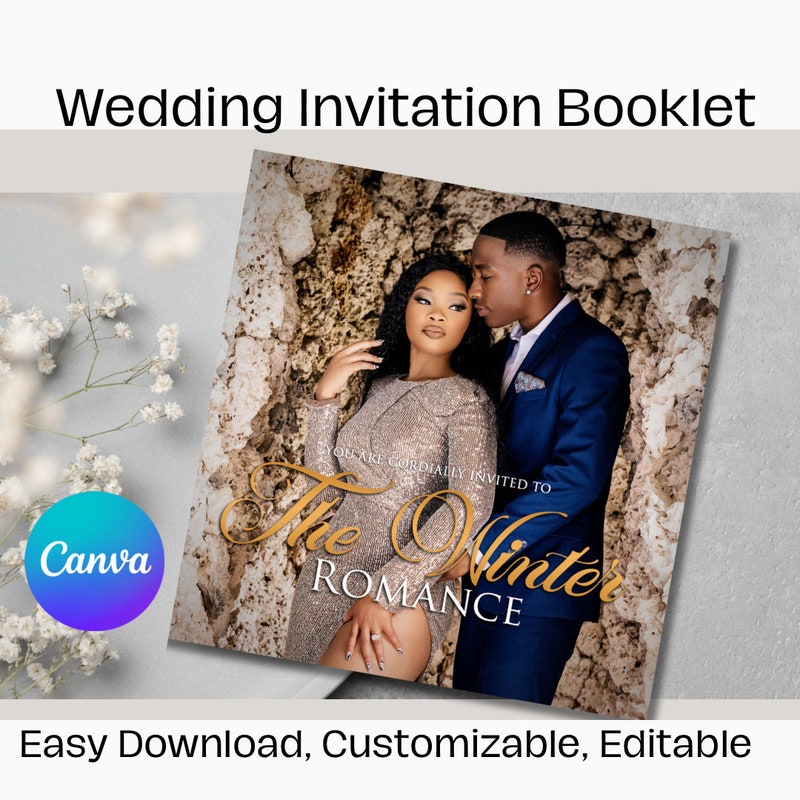 Booklet Invitation - Etsy